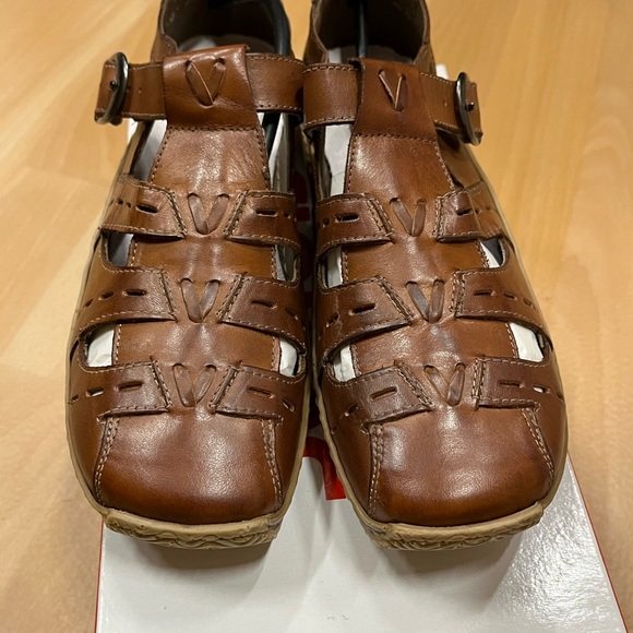 Rieker | Shoes | Nwt Rieker Antistress Leather Sandals | Poshmark